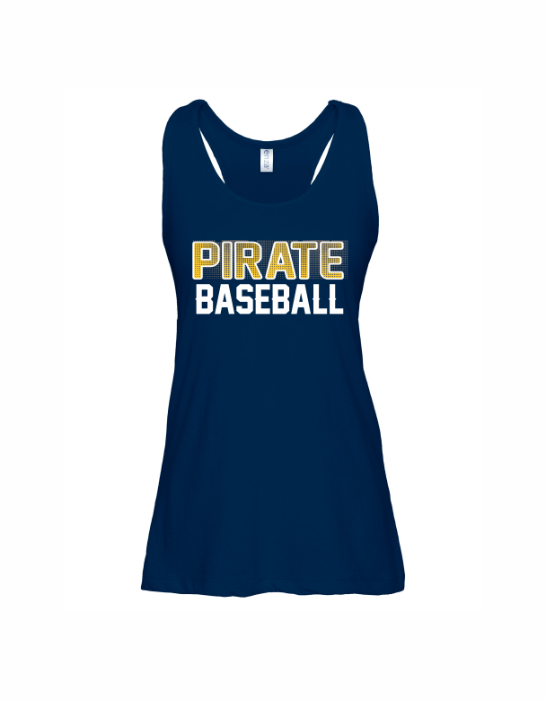 PW Baseball – Ladies Flowy Tank – Creative Genius Designs
